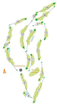 Praia Del Rey Golf Course | Course Map & Score Card